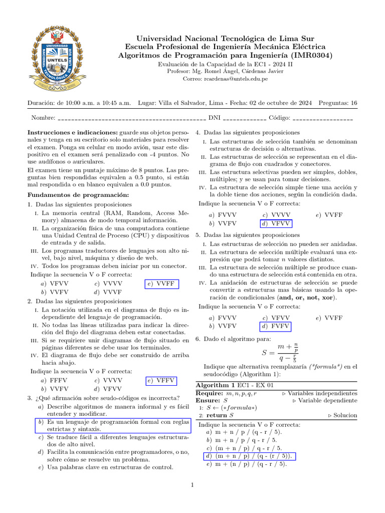 Exámenes_Algoritmos_de_Programación_UNTELS_2024_II_rcardenas (1) | PDF | Programación de ...