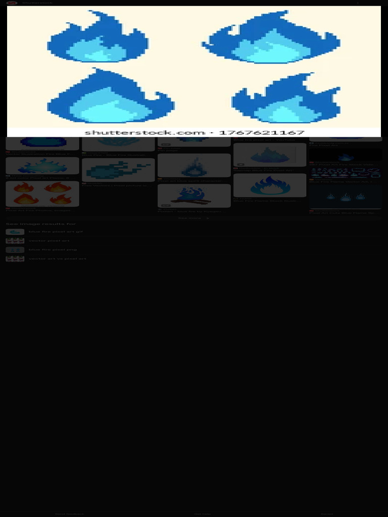 Pixel Art Fire Images Collection | PDF | Image Processing | Graphics