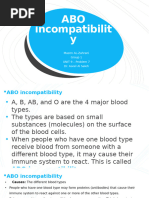 ABO Donor Recipient Compatibility Chart v6 1 | PDF