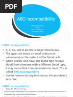 ABO Donor Recipient Compatibility Chart v6 1 | PDF