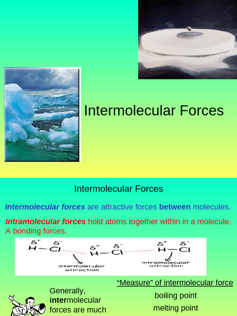 AP CH 11 Intermolecular Forces | PDF | Intermolecular Force | Chemical Bond
