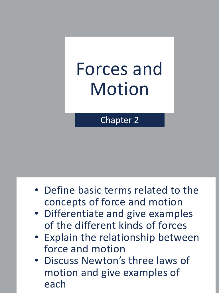 Chapter-2-Force-and-Motion | PDF | Force | Weight
