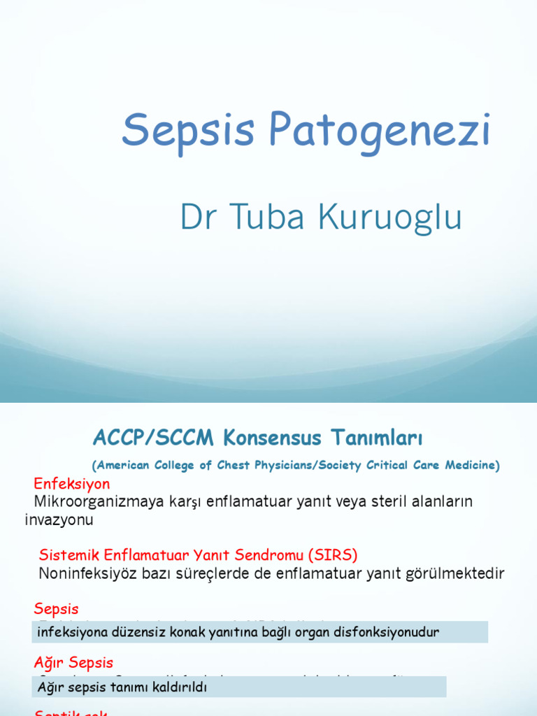 Sepsis Patogenezi Son | PDF