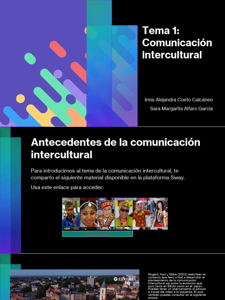 Presentación Tema 1 | PDF | Comunicación | Comunicación humana