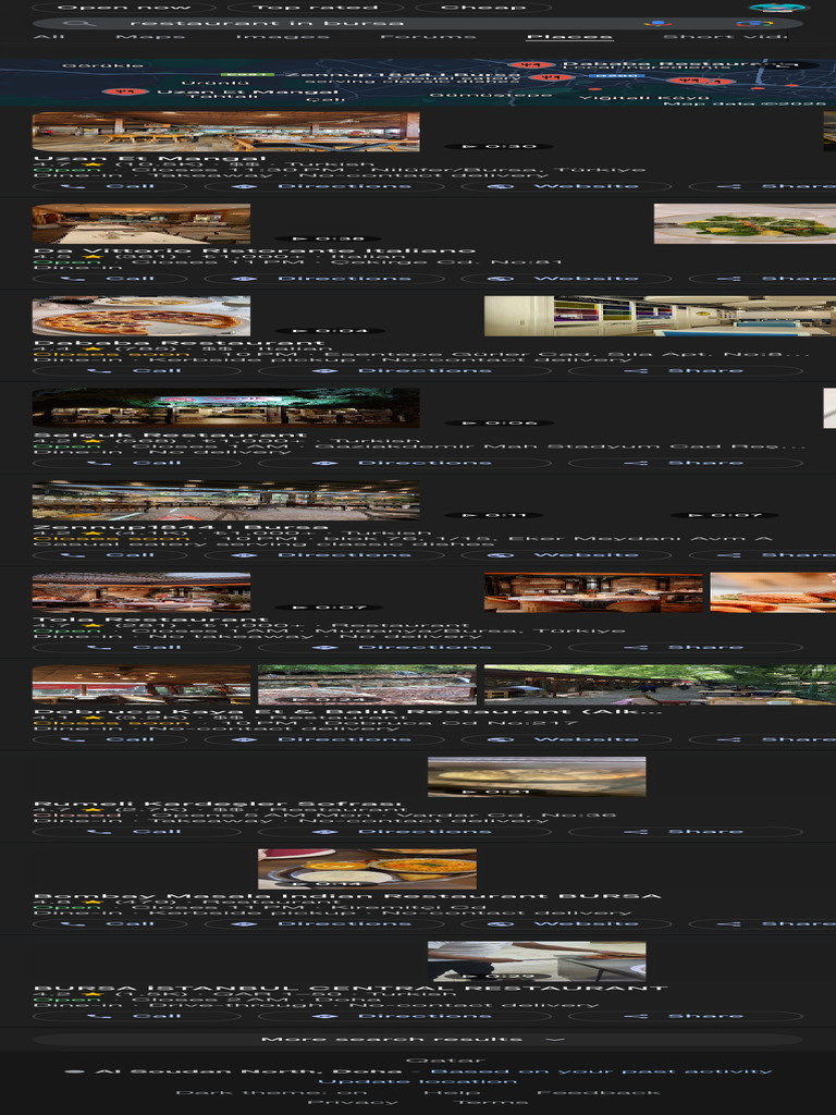 Restaurant in Bursa - Google Search | PDF