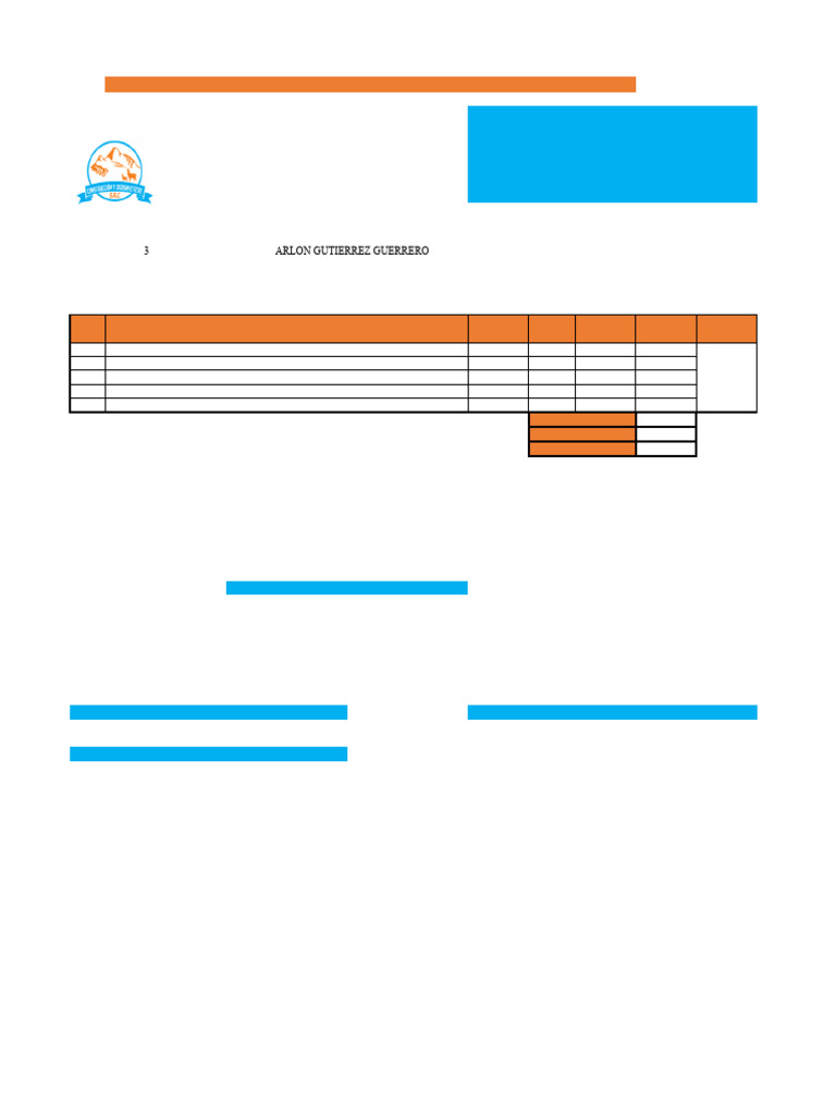 9.10.COTIZACIONES DEL PROYECTO JCD | PDF