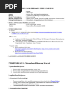 [TEMPLATE - RPP DEEP LEARNING] | PDF