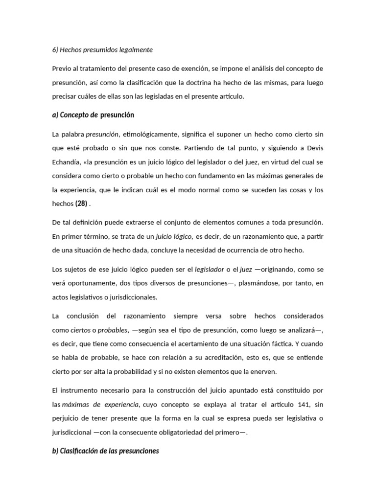 Presunciones legales y judiciales en derecho | PDF | Jurisdicción | Juez