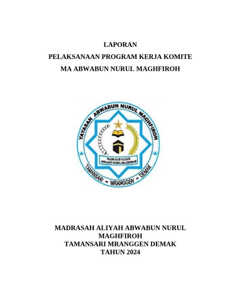 Laporan Program Kerja MA Abwabun 2024 | PDF