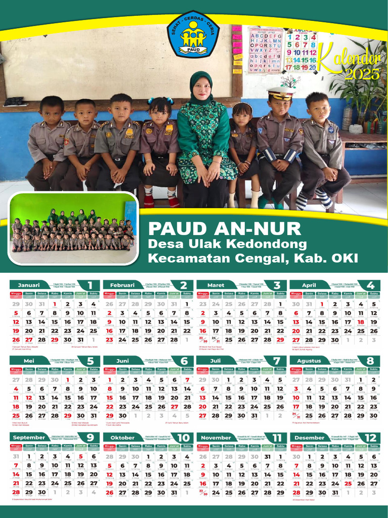 Kalender_PAUD An-Nur_7 Orang | PDF