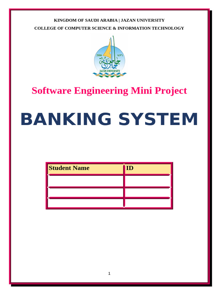 Nada Banking Management System (SE MiniProject) | PDF | Banks | Usability