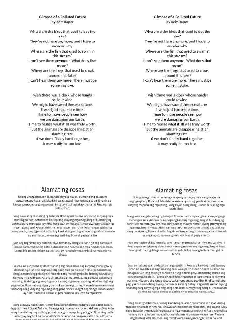 Glimpse of A Polluted Future | PDF