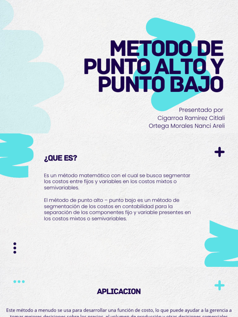 Punto Alto y Punto Bajo - 20250128 - 095103 - 0000 | PDF | Variable ...