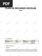 INFORME-DE-REFUERZO-ESCOLAR Primaria | PDF | Evaluación | Enseñando