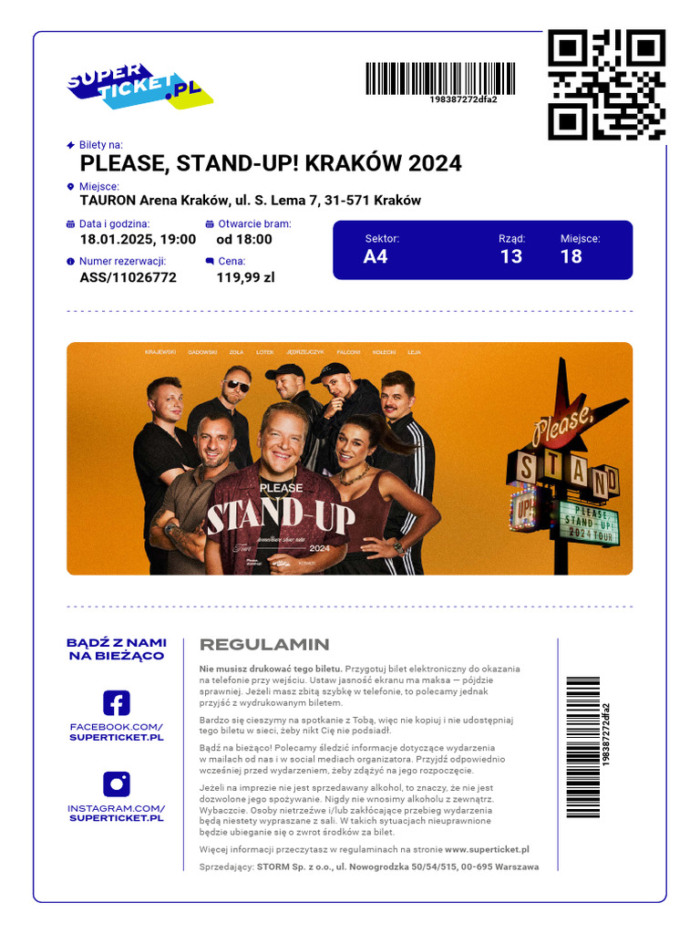 Bilet 11026772 | PDF