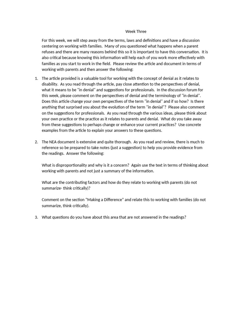 Working with Families in Disability Contexts | PDF