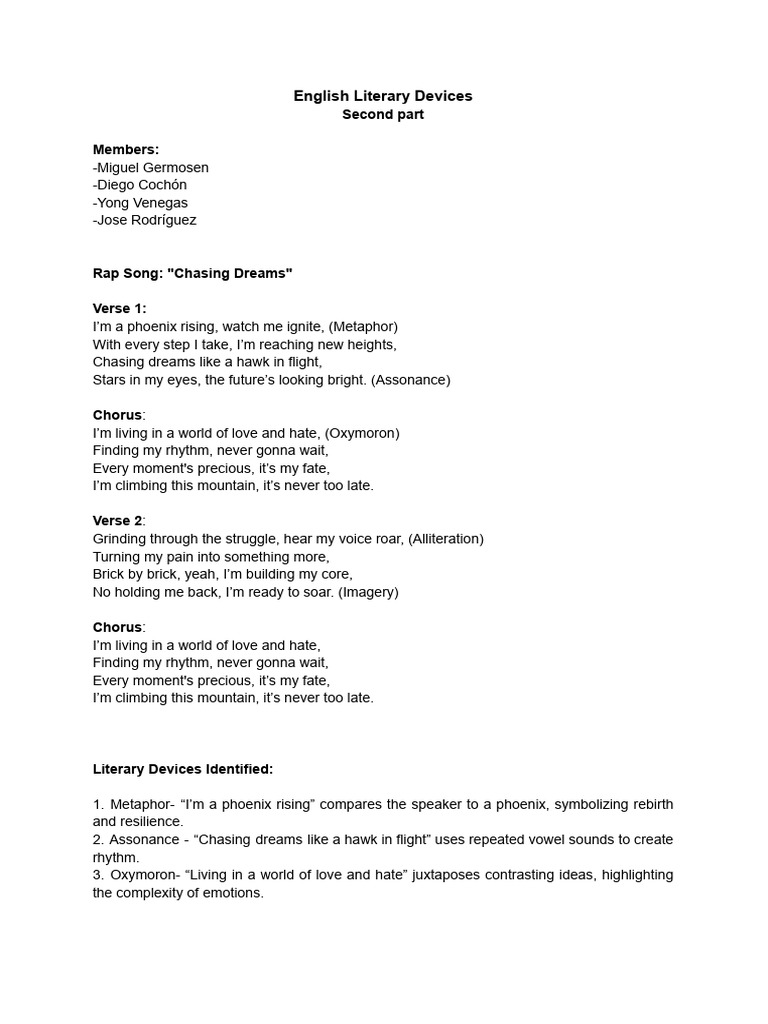 English Literary Devices Second Part | PDF