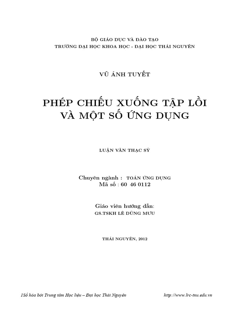 Phep Chieu Xuong Tap Loi Va Ung Dung | PDF