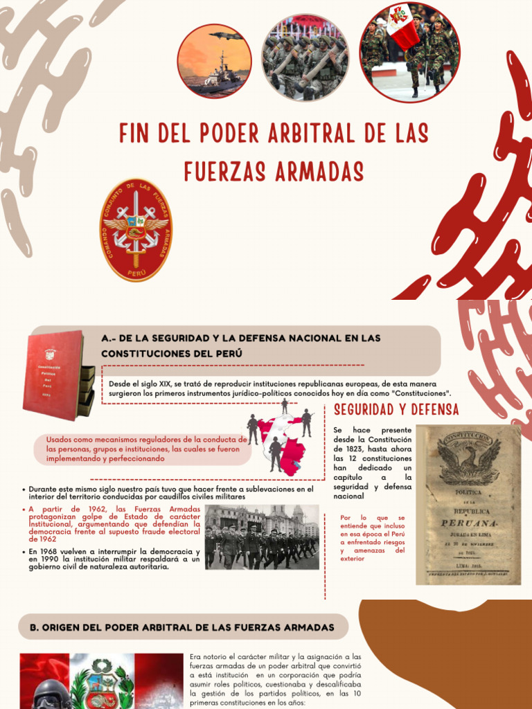 Fin del Poder Arbitral de las Fuerzas Armadas | PDF