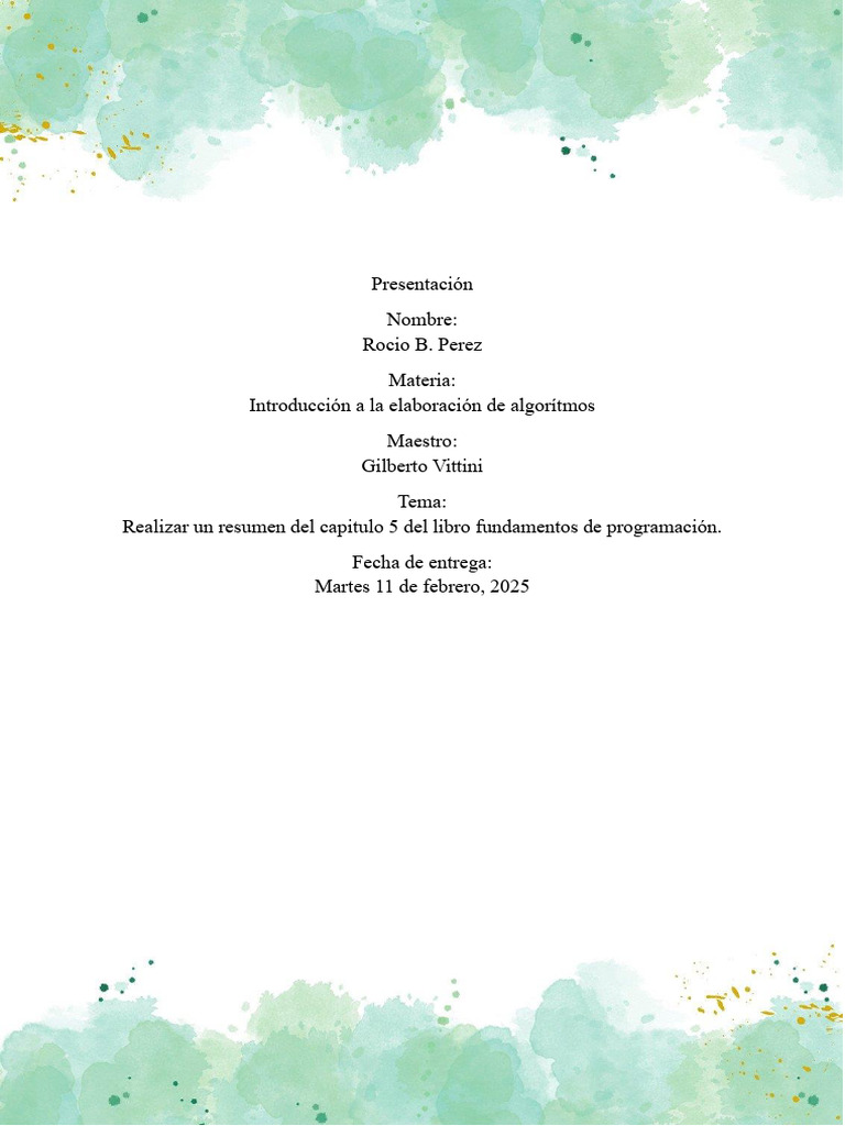 Resumen del Capítulo 5: Bucles en Programación | PDF | Lenguaje de ...