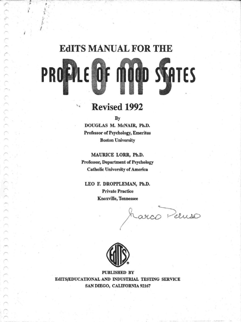 Tese Poms Manual | PDF