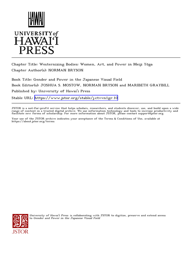 Bryson Westernizing Bodies | PDF | Paintings | Sculpture