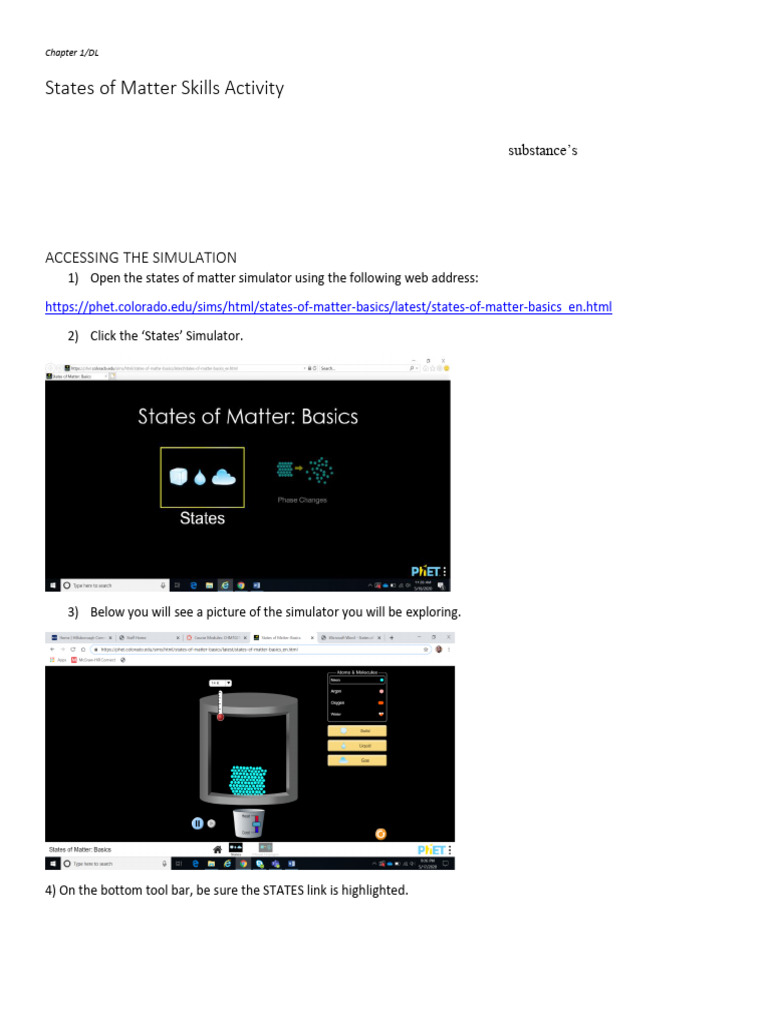 States of Matter Assignment | PDF | Liquids | Gases