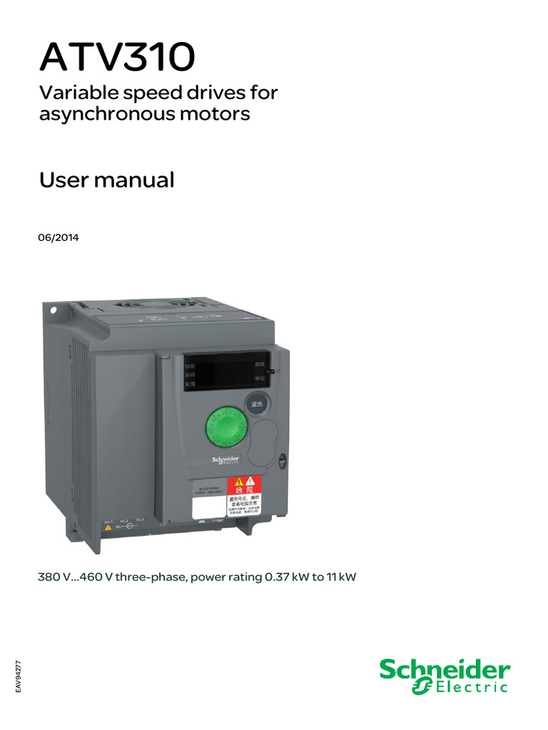 ATV310 manual | PDF | Direct Current | Relay