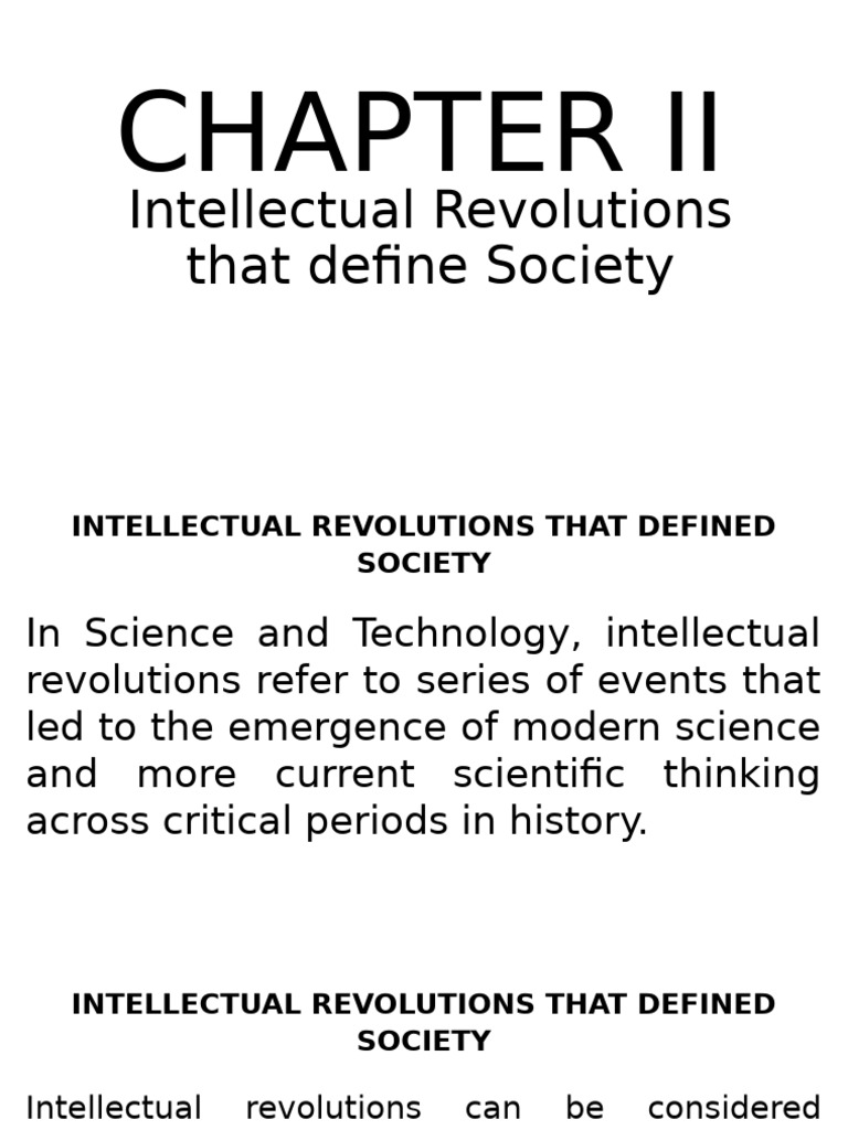 Intellectual Revolutions in Science | PDF | Psychoanalysis | Sigmund Freud