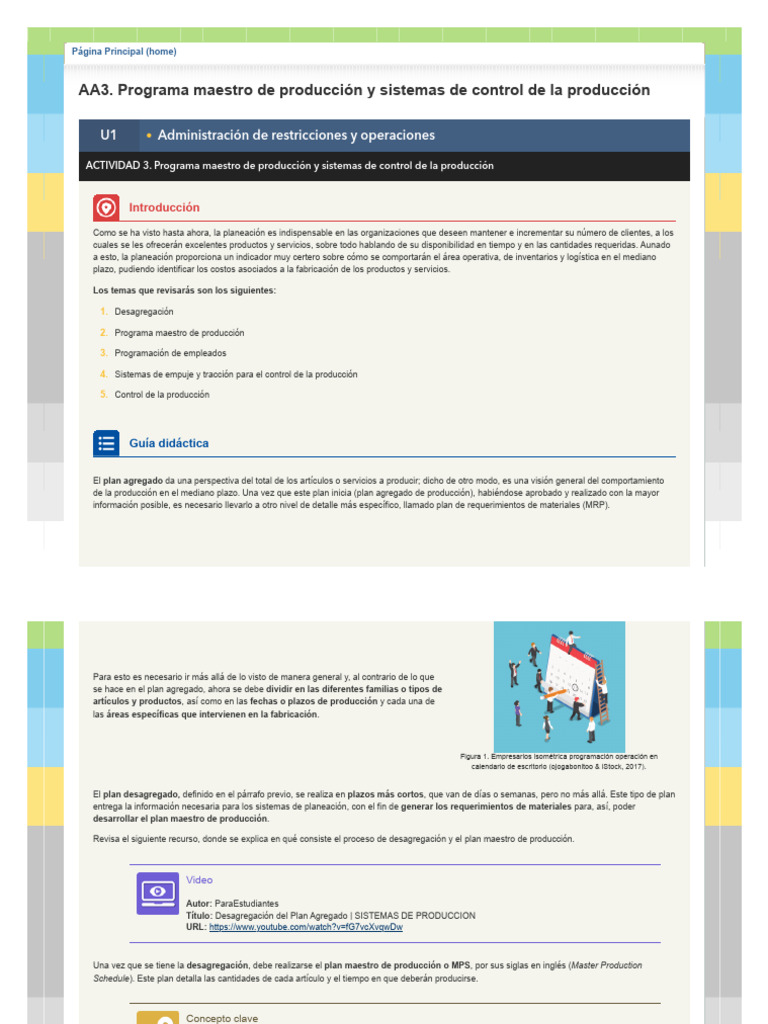 1-Administración de Operaciones v2 - AA3 - Programa Maestro de Producción y Sistemas de Control ...