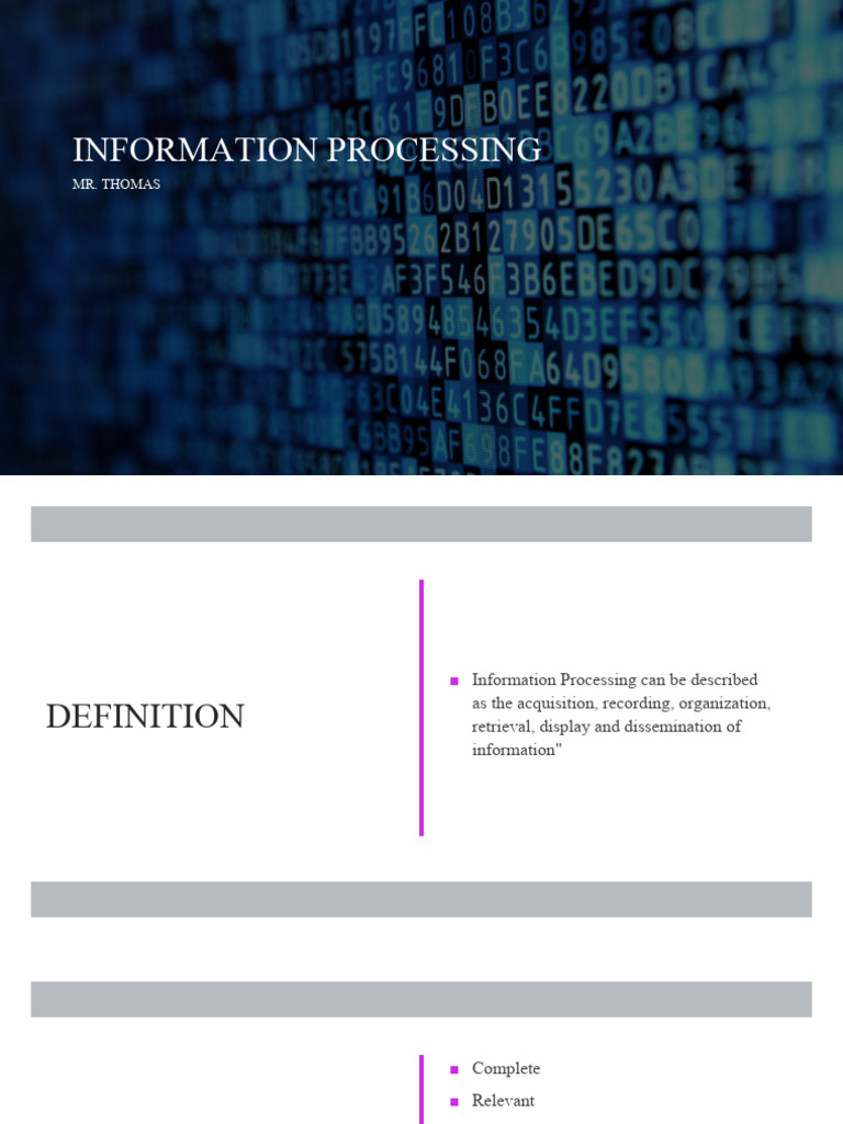 2. Power Point (Information Processing) | PDF