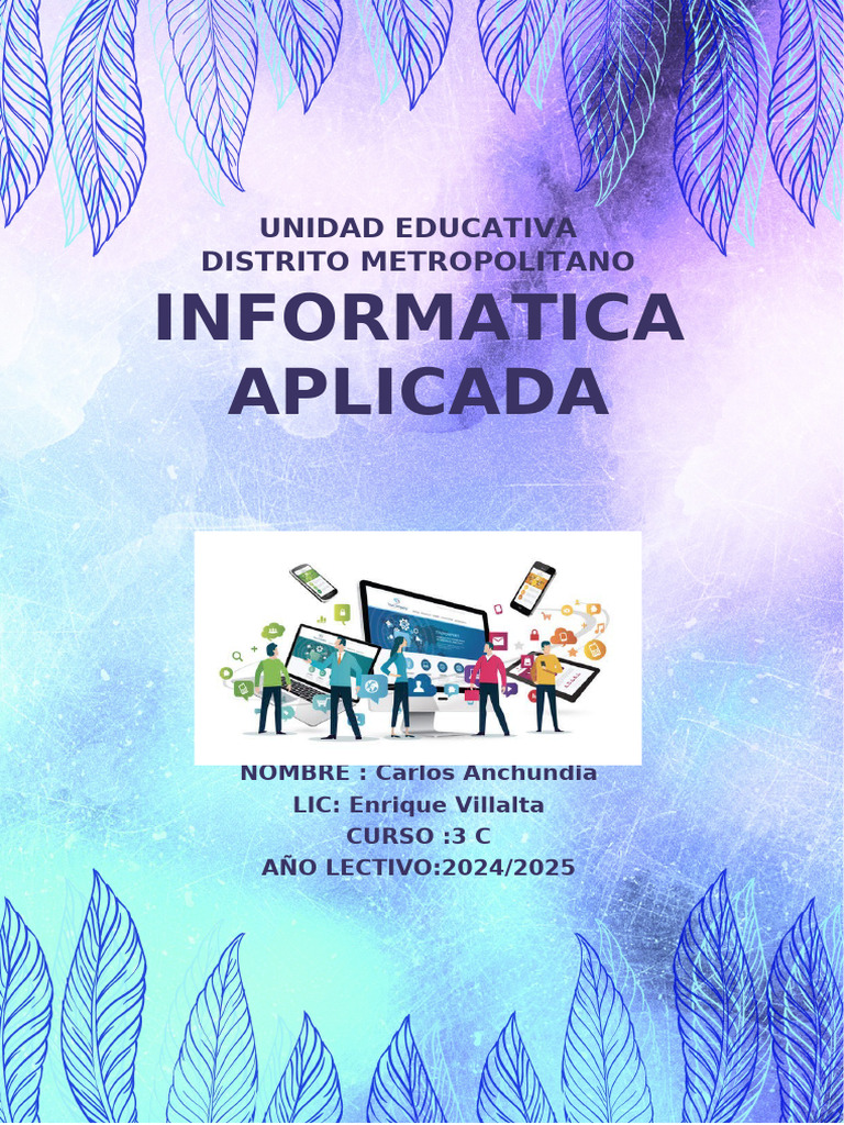 Caratula de Informatica | PDF