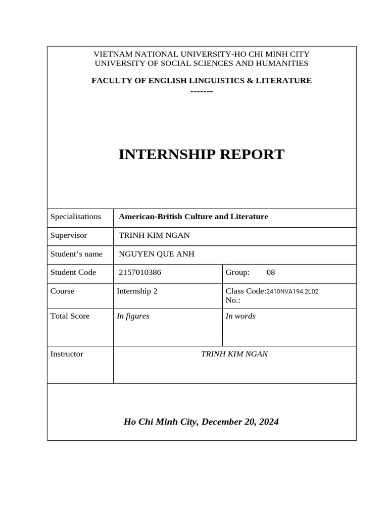 Nguyen Que Anh-Bia Bao Cao TTCM 2 - VHVH | PDF