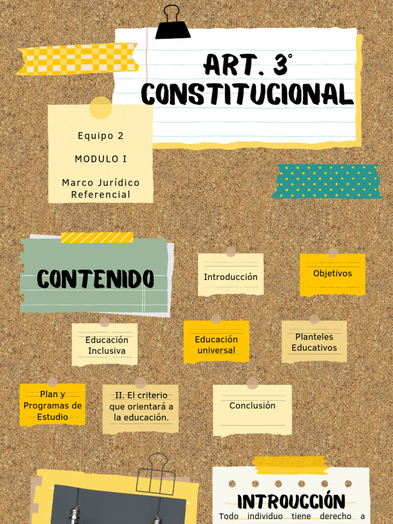 Art. 3° Constitucional Equipo 2 | PDF | Educación de la primera infancia | Educación primaria