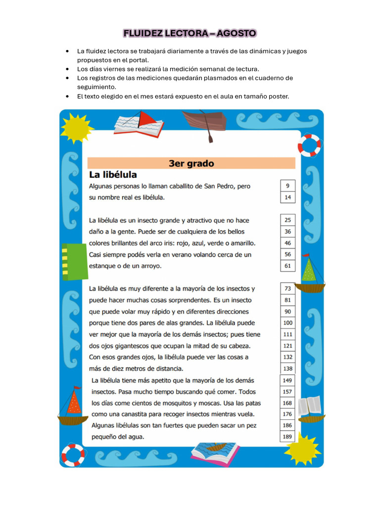 Mejora de Fluidez Lectora Escolar | PDF