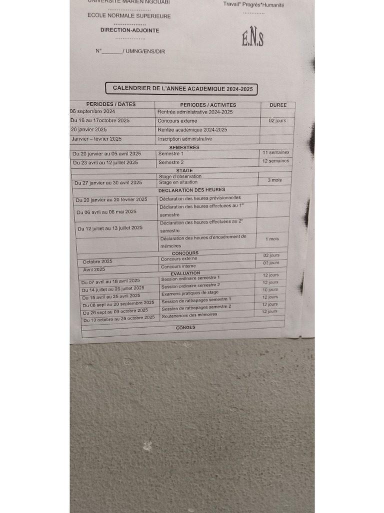 Programme Annuel | PDF