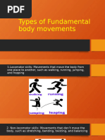 The Basic Natural Movements - Locomotor and Non Locomotor | PDF | Self ...