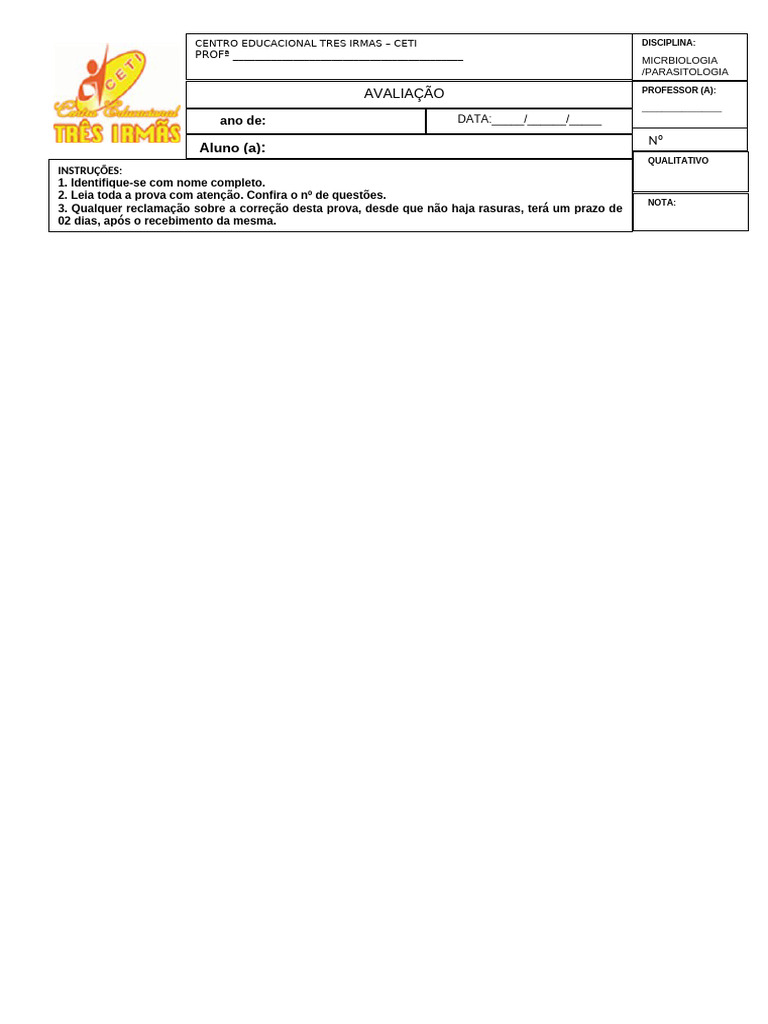 Modelo Prova Tec | PDF