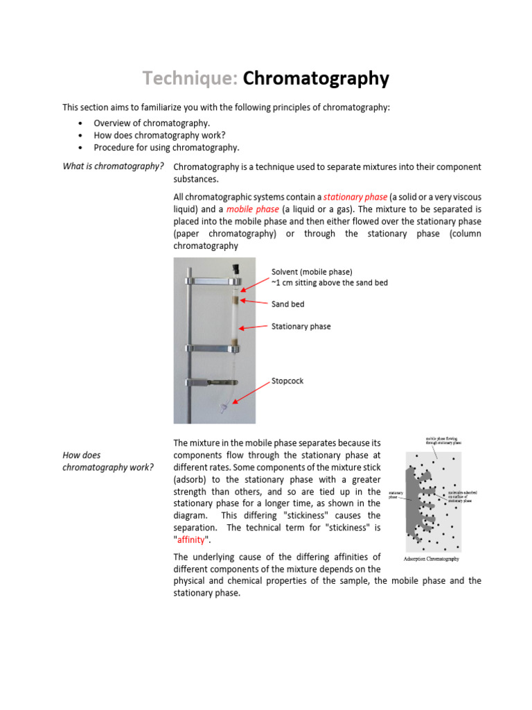Chromatography | PDF | Chromatography | Elution