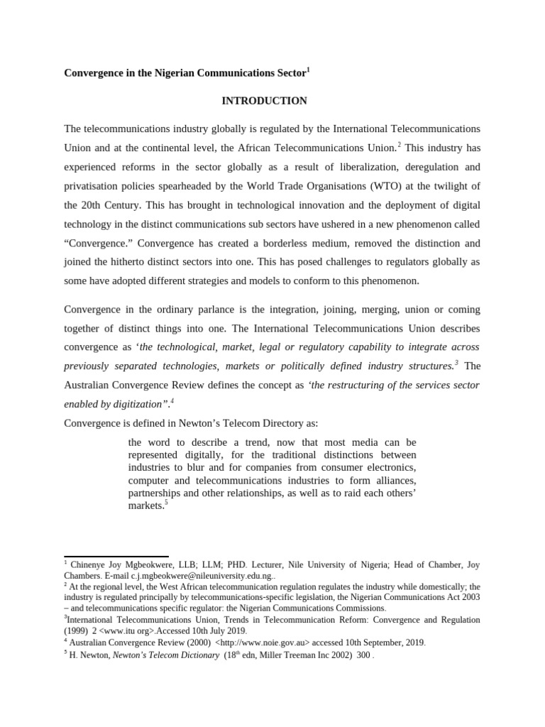 Ict Convergence 1 | PDF | Technological Convergence | Information And ...