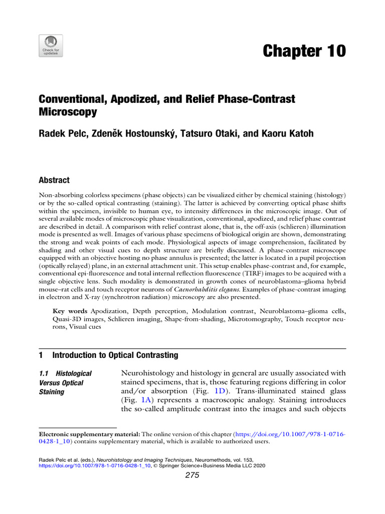 Conventional Apodized and Relief Phase C | PDF | Microscopy | Microscope