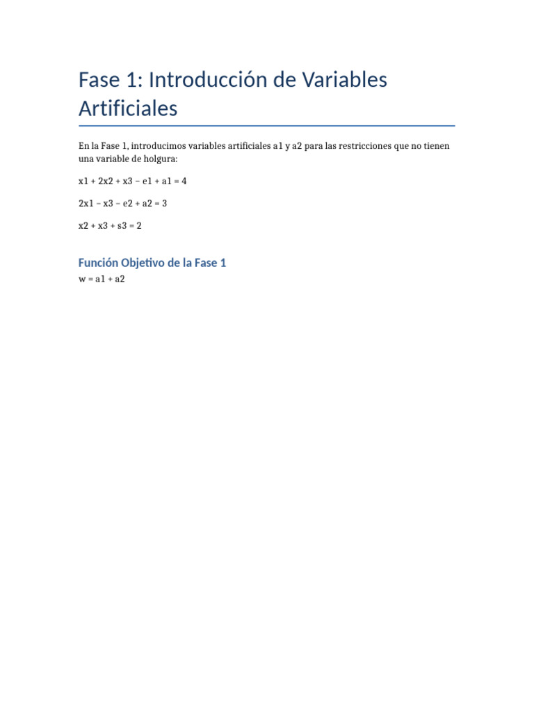 Fase 1 Variables Artificiales | PDF