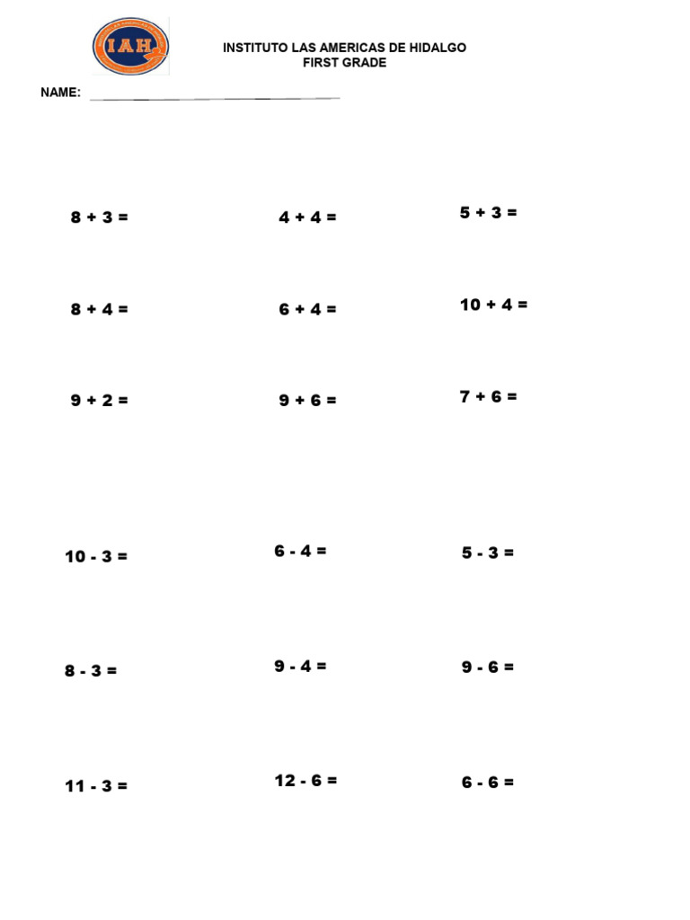 Review Math 1st | PDF