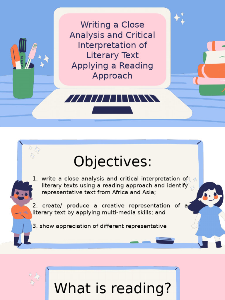Close Analysis of Literary Texts | PDF | Speed Reading | Learning