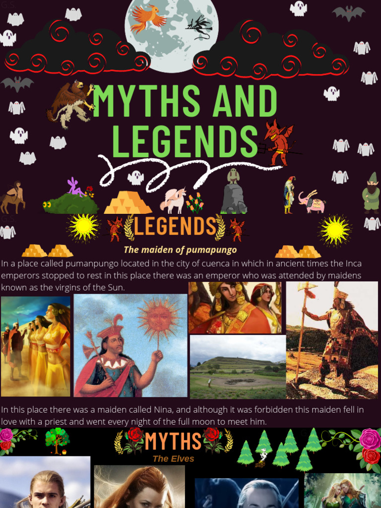 Myths and Leyends Diapositivas de apoyo | PDF