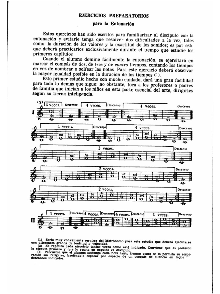 SOLFEO DE SOLFEOS 1 | PDF