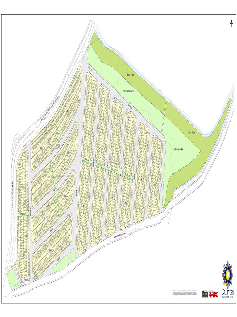 MAPA Do Terreno Quinta de Santa Cruz | PDF