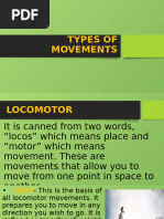 Axial vs Locomotor Dance Movements | PDF | Performing Arts | Dances