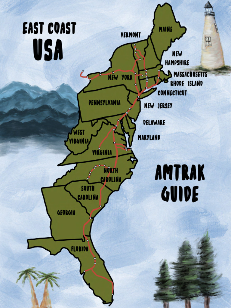 East Coast Amtrak Train Guide by Magnolia Megan .01 | PDF