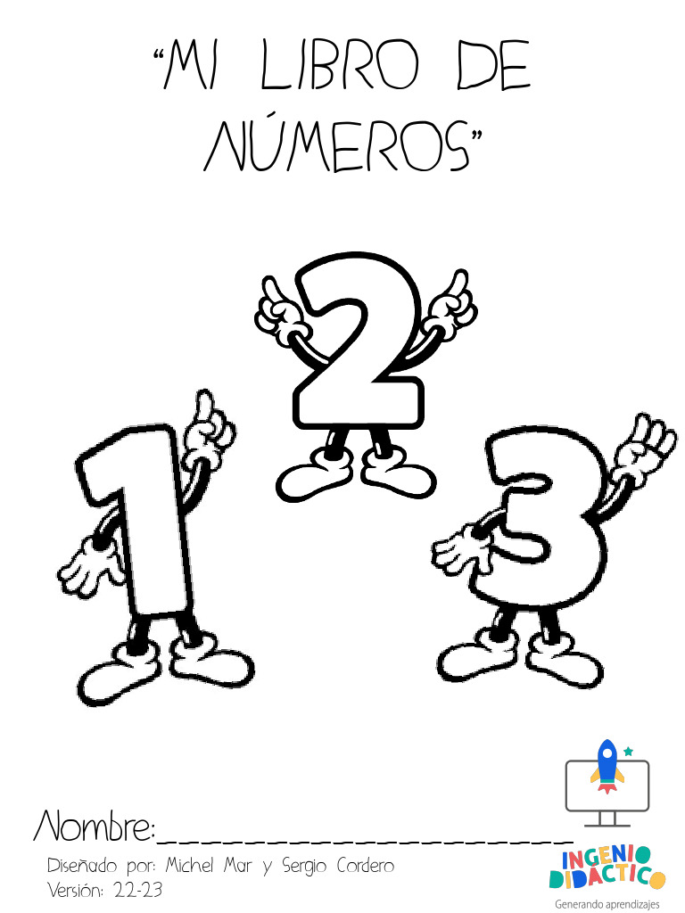 0 Mi Libro de Numeros p3 Version 22-23 - MICH | PDF